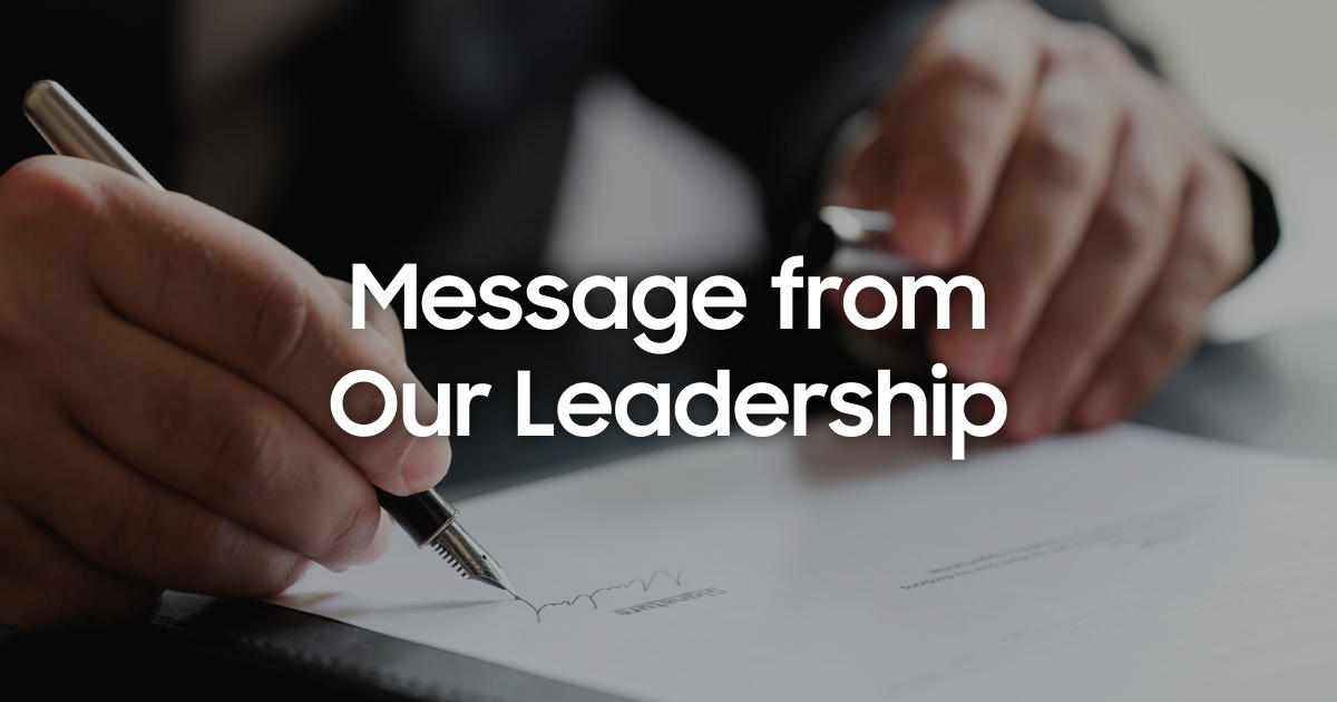 Message from Our Leadership | Principle | Sustainability | Samsung ...
